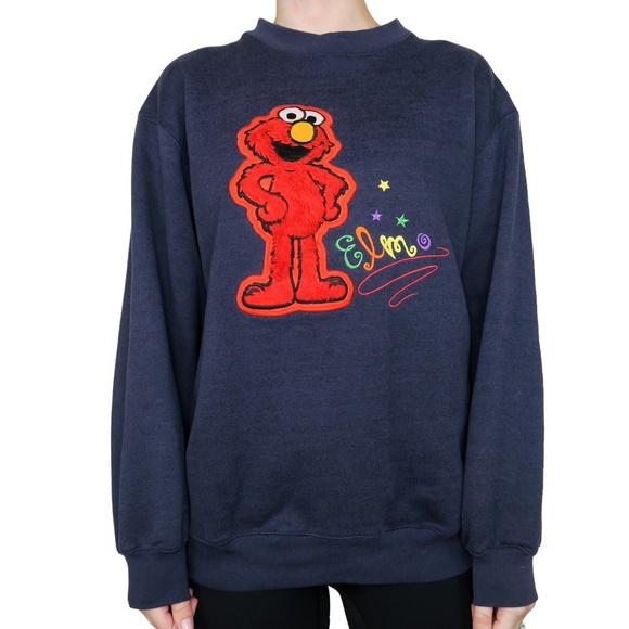 Sesame Street | Tops | Vintage 9s Elmo Sesame Street Sweatshirt | Poshmark